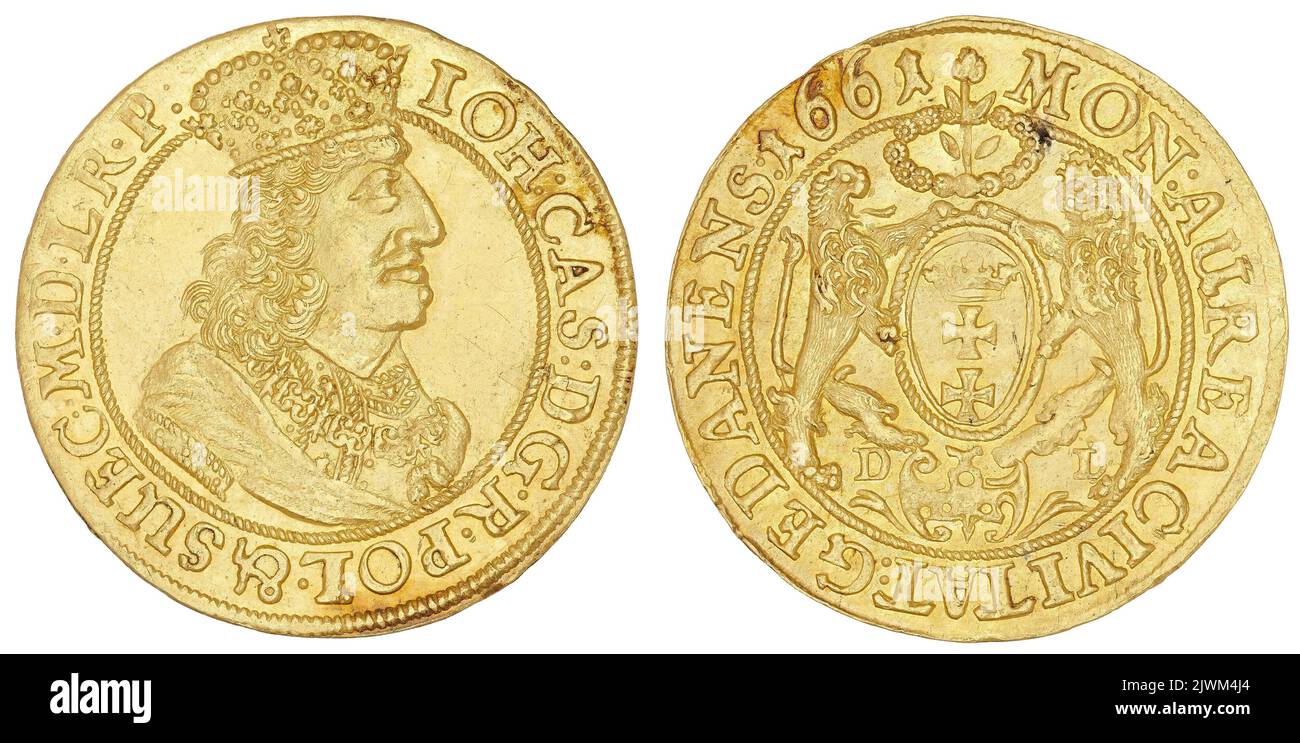 Gdańsk ducat. Jan II Kazimierz Waza (król Polski ; 1648-1668), ruler ...