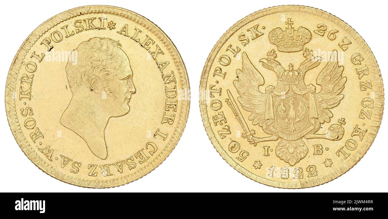 50 Polish Zloty Aleksander I cesarz Rosji Kr l Polski 1777 1825 50-polish-zloty-aleksander-i-cesarz-rosji-kr-l-polski-1777-1825