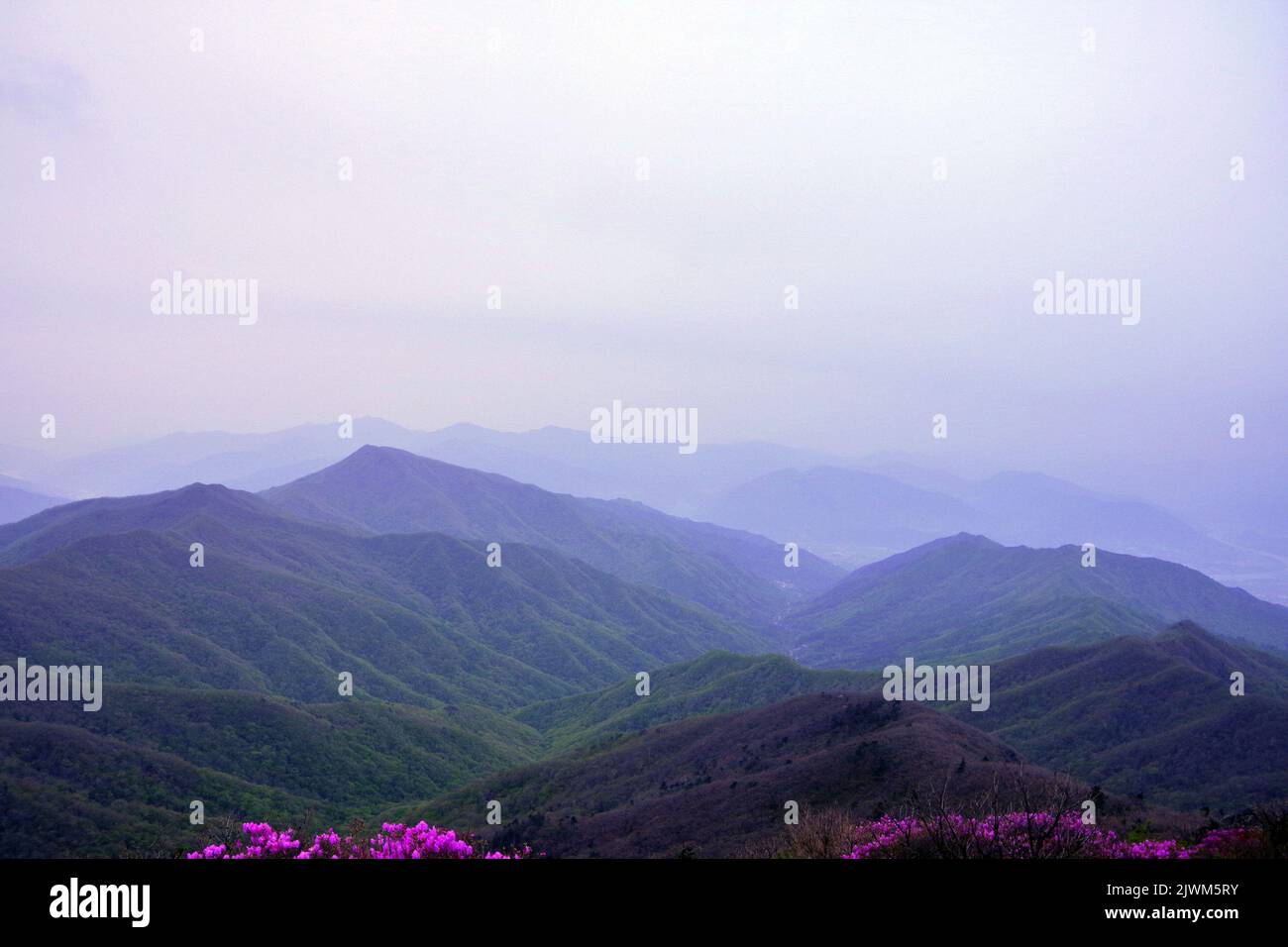 The view after climbing to the summit Stock Photo - Alamy