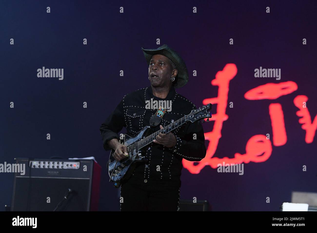 Rio de Janeiro, Brazil,September 2, 2022. Guitarist Vernon Reid of the ...