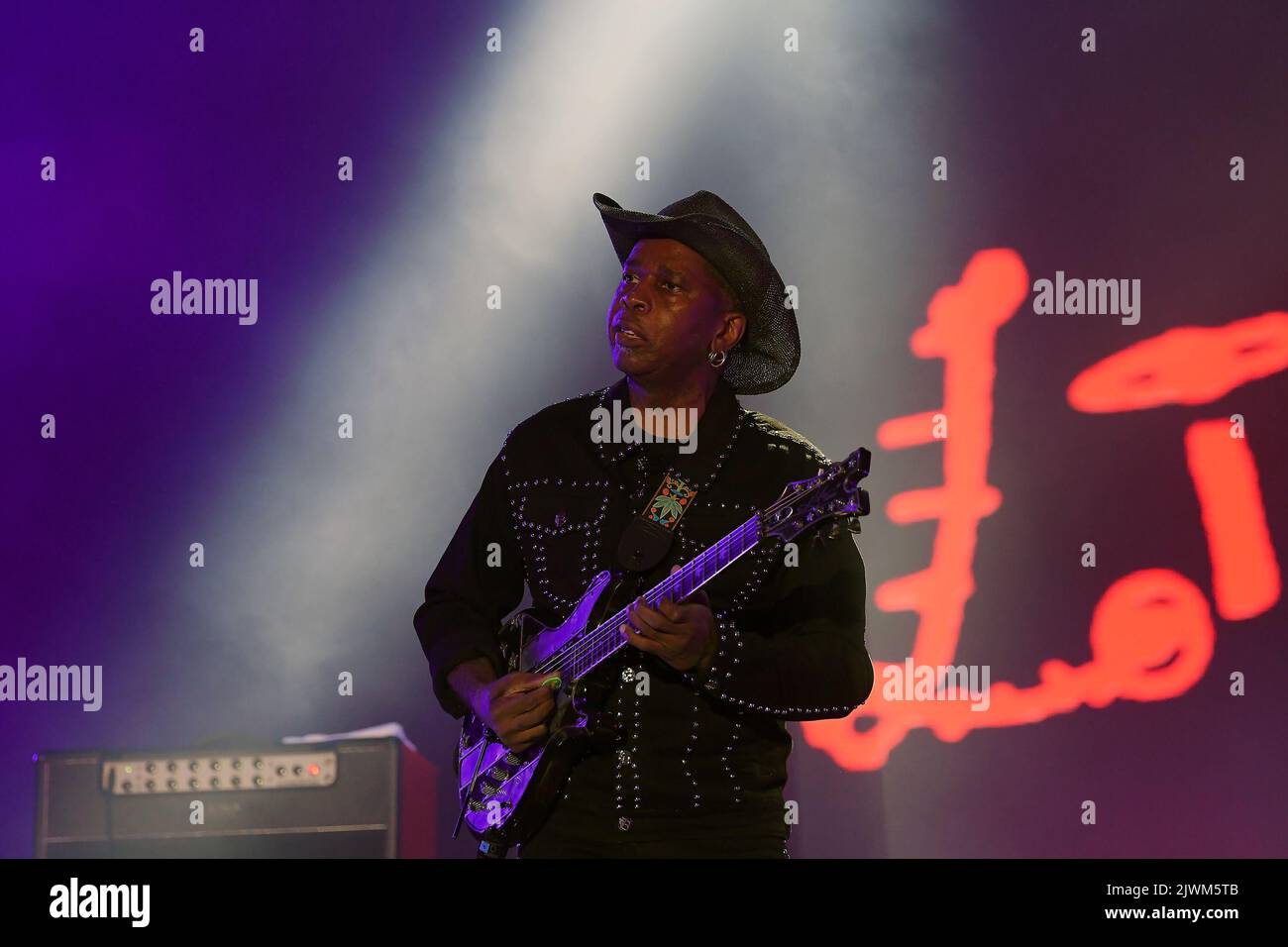 Rio de Janeiro, Brazil,September 2, 2022. Guitarist Vernon Reid of the ...