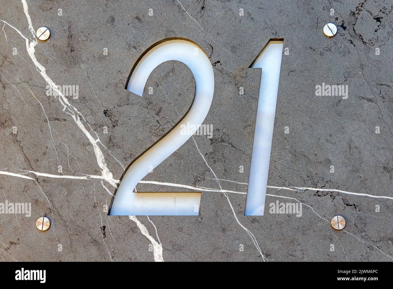 Engraved number hi-res stock photography and images - Alamy