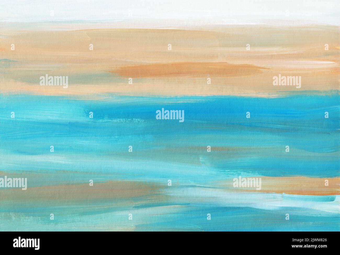 Abstract colorful artistic background. Yellow, blue, brown and white ...