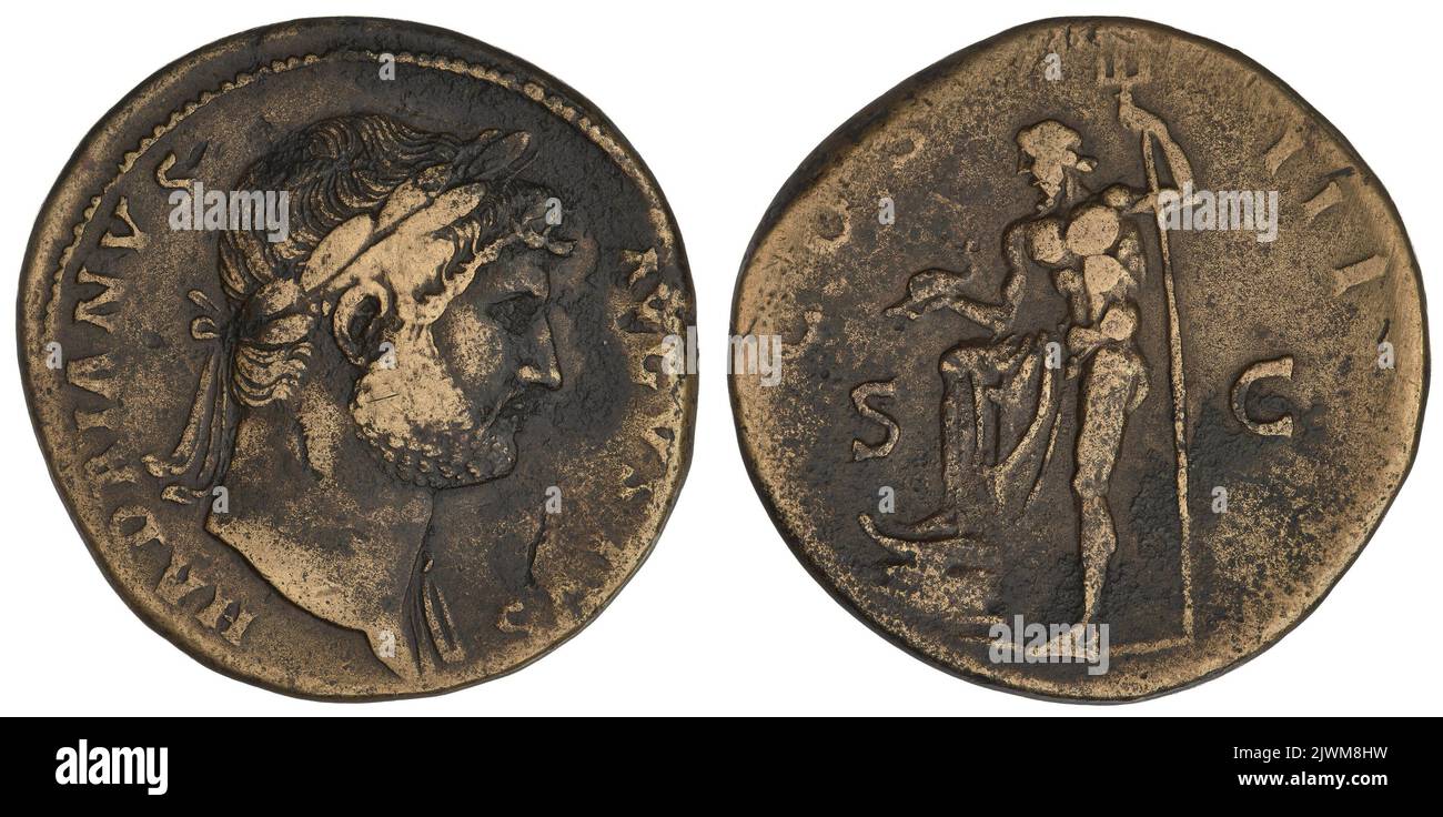sestertius. Hadrian (Roman emperor; 117-138), emperor Stock Photo - Alamy