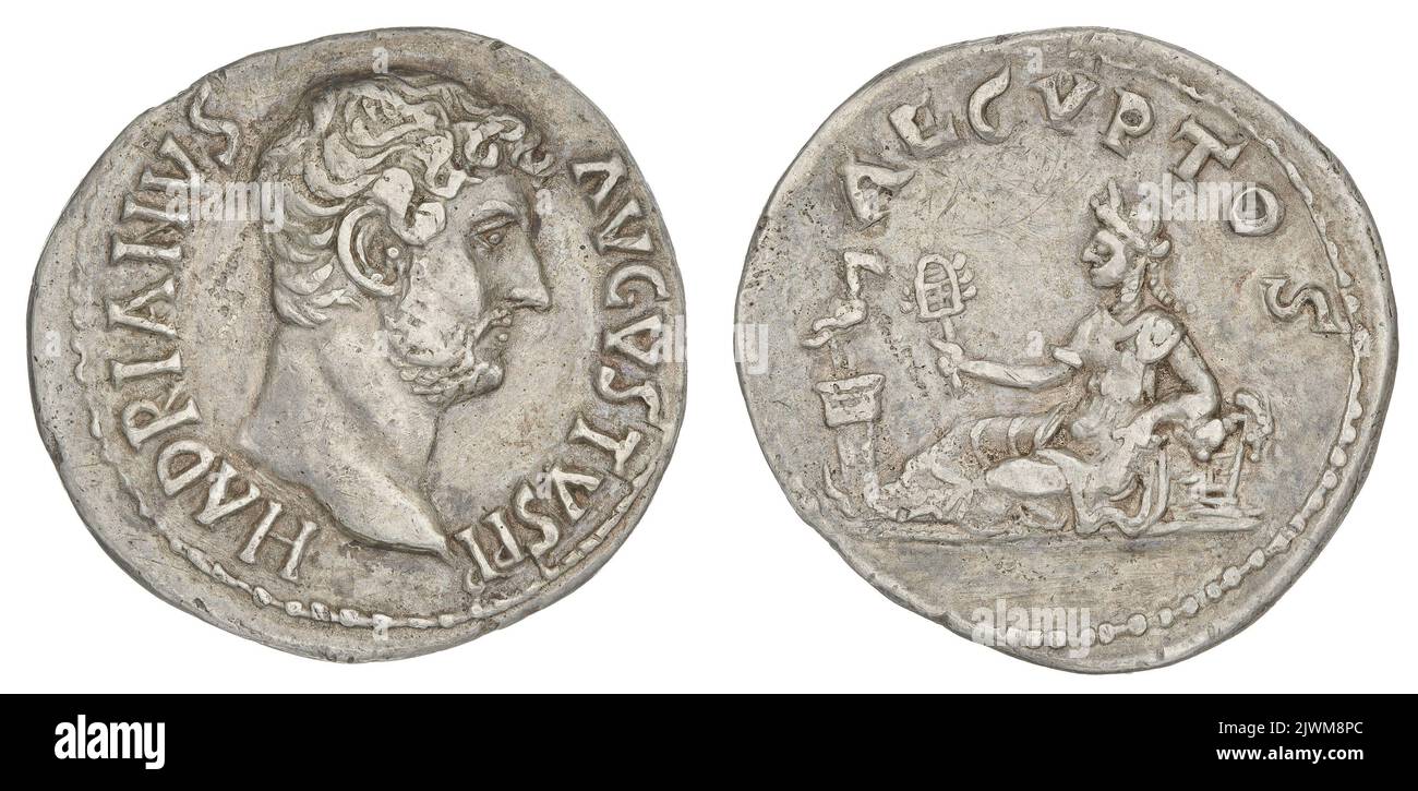 denarius. Hadrian (Roman emperor; 117-138 Stock Photo - Alamy