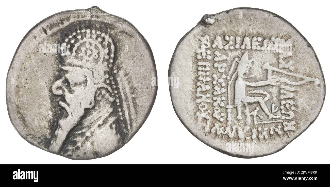 drachm. Mitrydates II (123-87 p.n.e.), ruler Stock Photo - Alamy