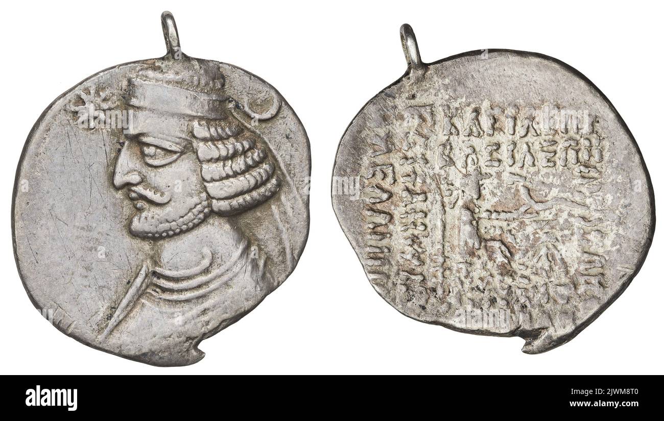 drachm. Orodes II (król Partii ; 57-37 p.n.e.), ruler Stock Photo - Alamy