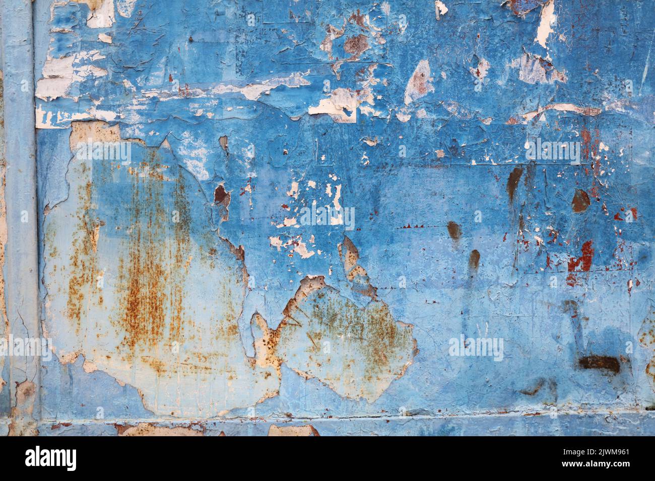 Grunge blue metal rusty background. Industrial metal rusty texture. Old ...