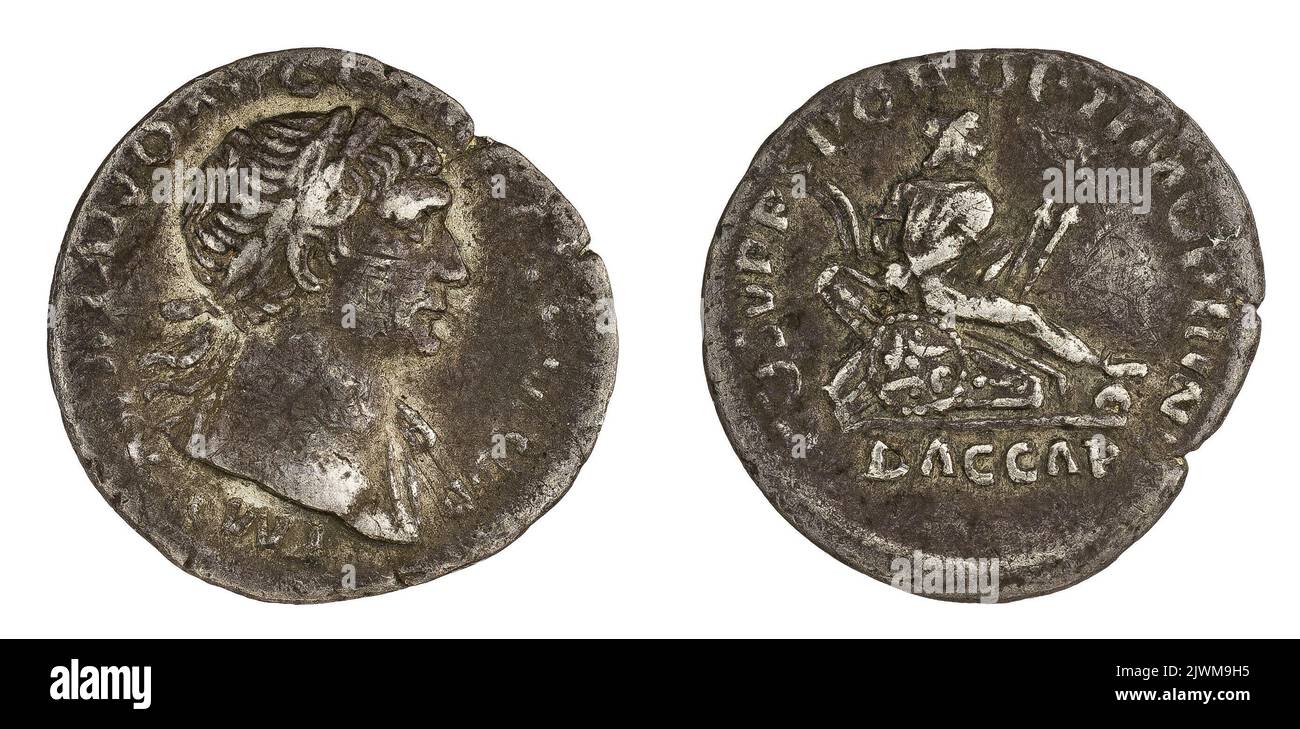 denarius. Trajan (cesarz rzymski ; 98-117), emperor Stock Photo - Alamy