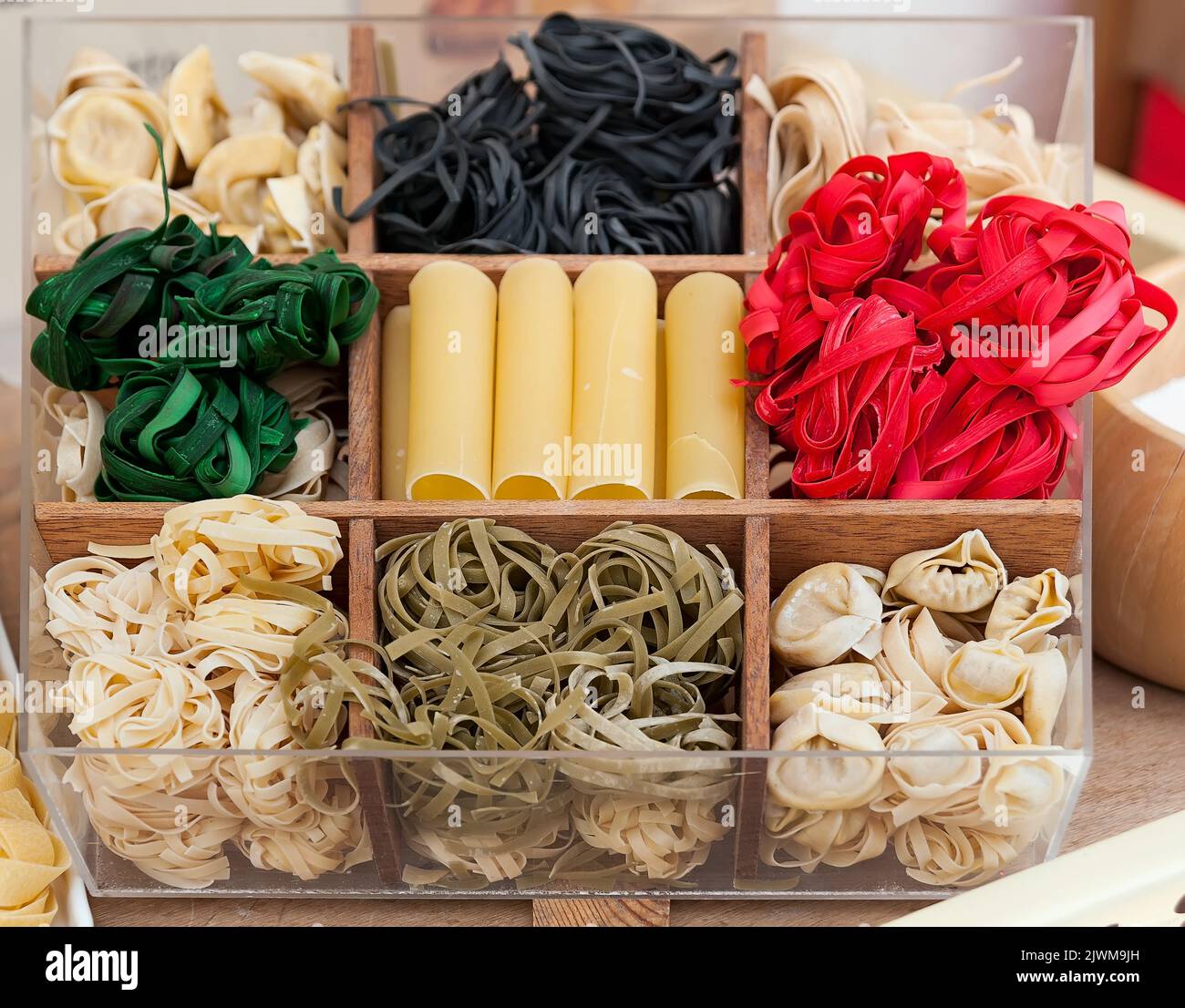 A collection of different pasta varieties Stock Photo - Alamy