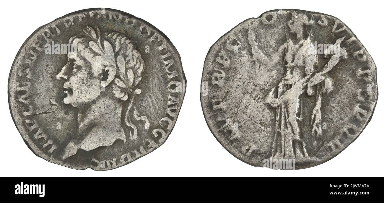 denarius. Trajan (cesarz rzymski ; 98-117), emperor Stock Photo - Alamy