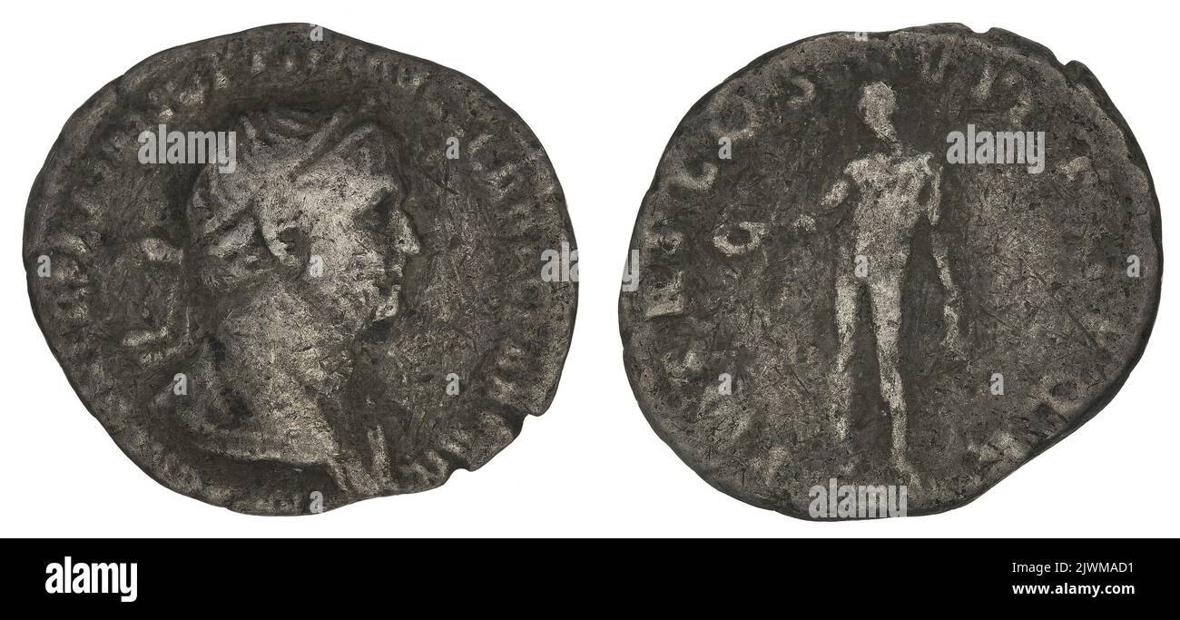 denarius. Trajan (cesarz rzymski ; 98-117), emperor Stock Photo - Alamy
