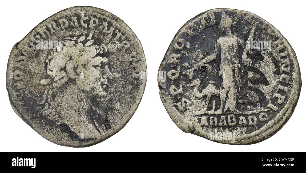 Denarius laureate head hi-res stock photography and images - Alamy