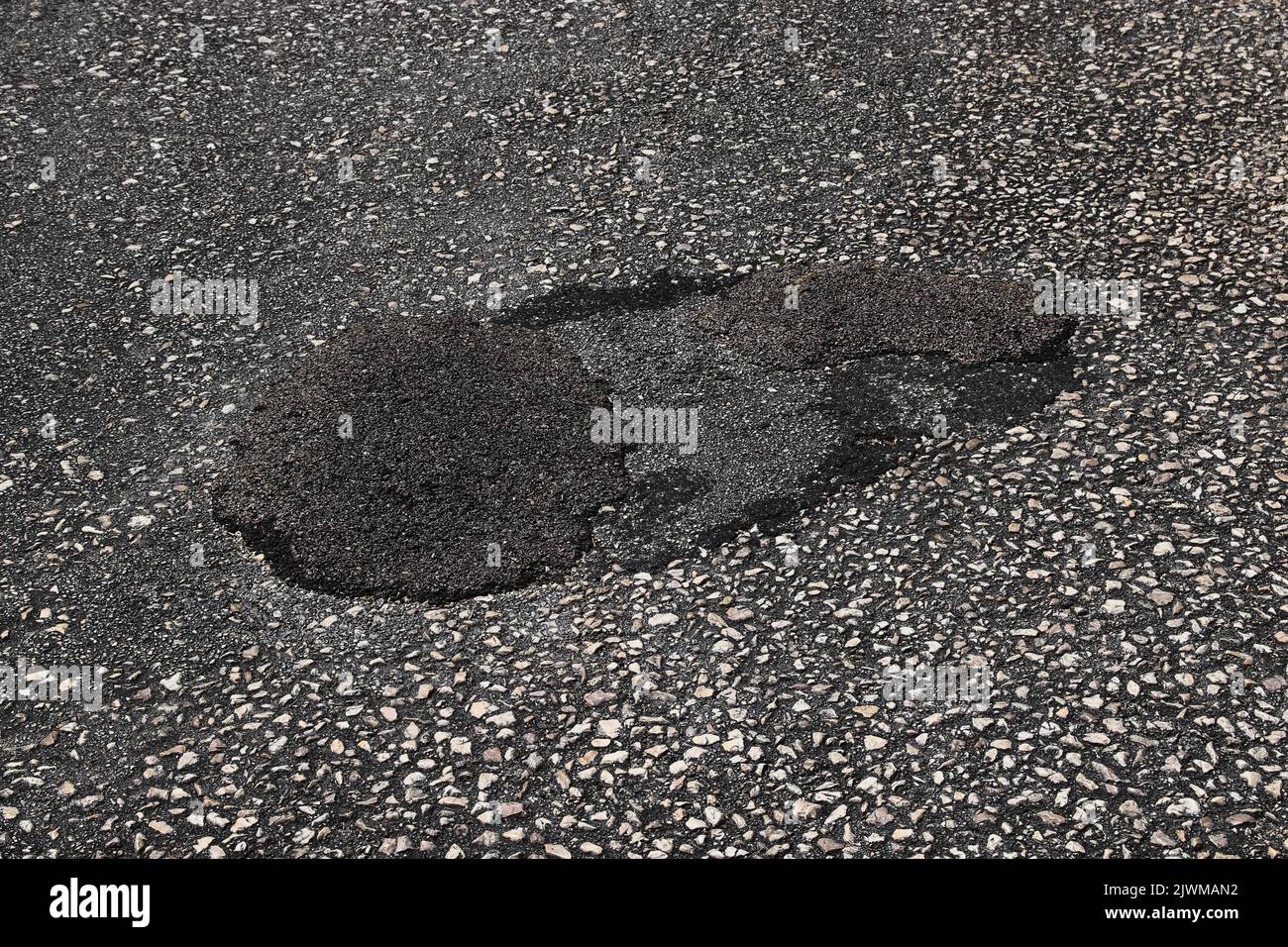 Pothole in street city hi-res stock photography and images - Alamy