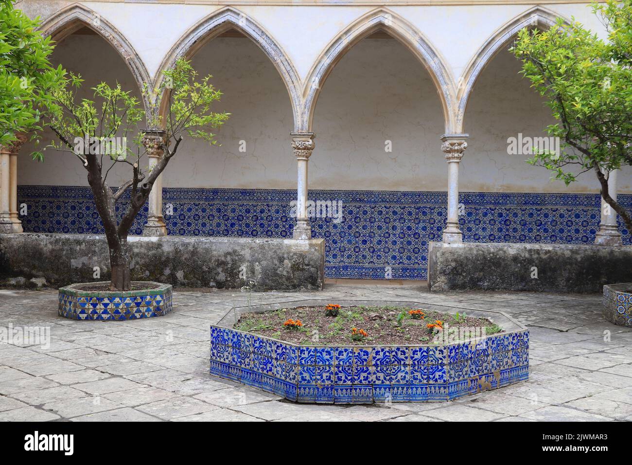 Tomar Monastery. Tomar Convent of Christ - Knights Templar monastery in ...