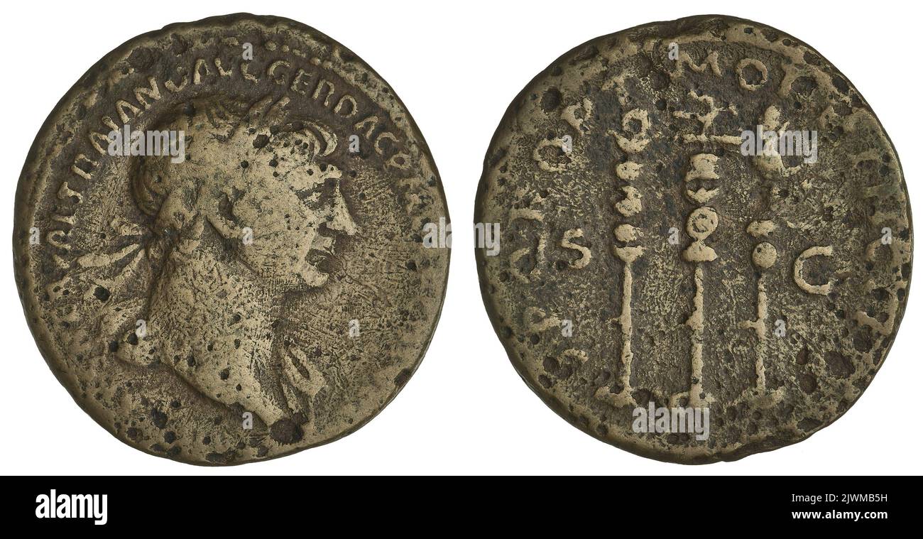 as. Trajan (cesarz rzymski ; 98-117), emperor Stock Photo - Alamy