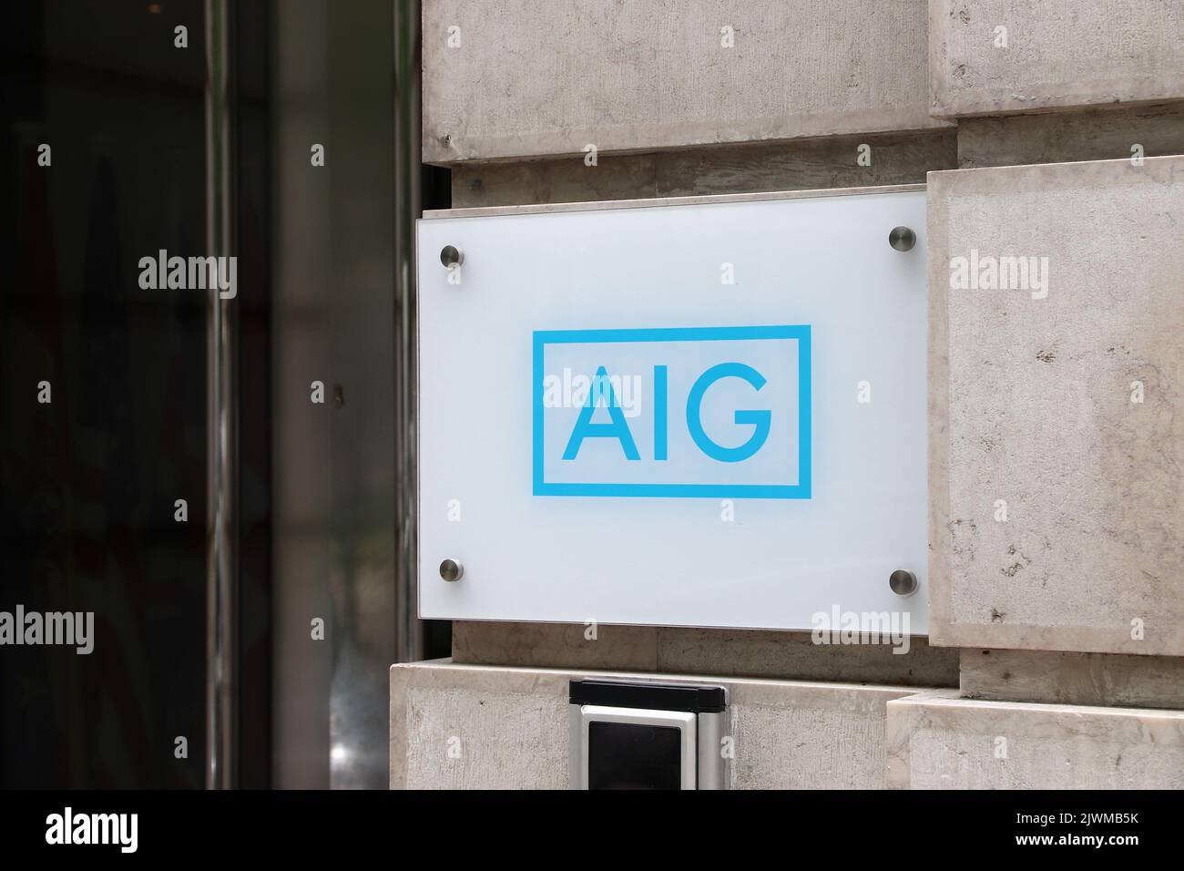 American international group hi-res stock photography and images - Alamy