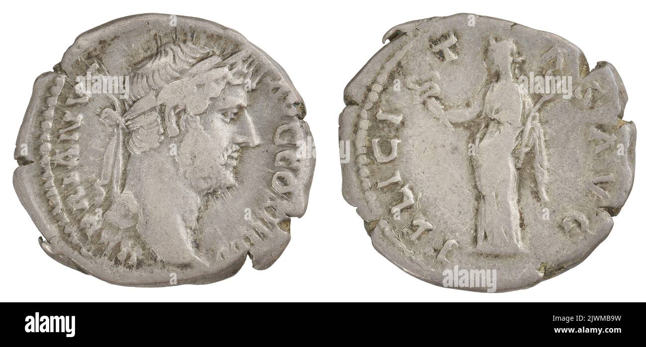 denarius. Hadrian (Roman emperor; 117-138), emperor Stock Photo - Alamy