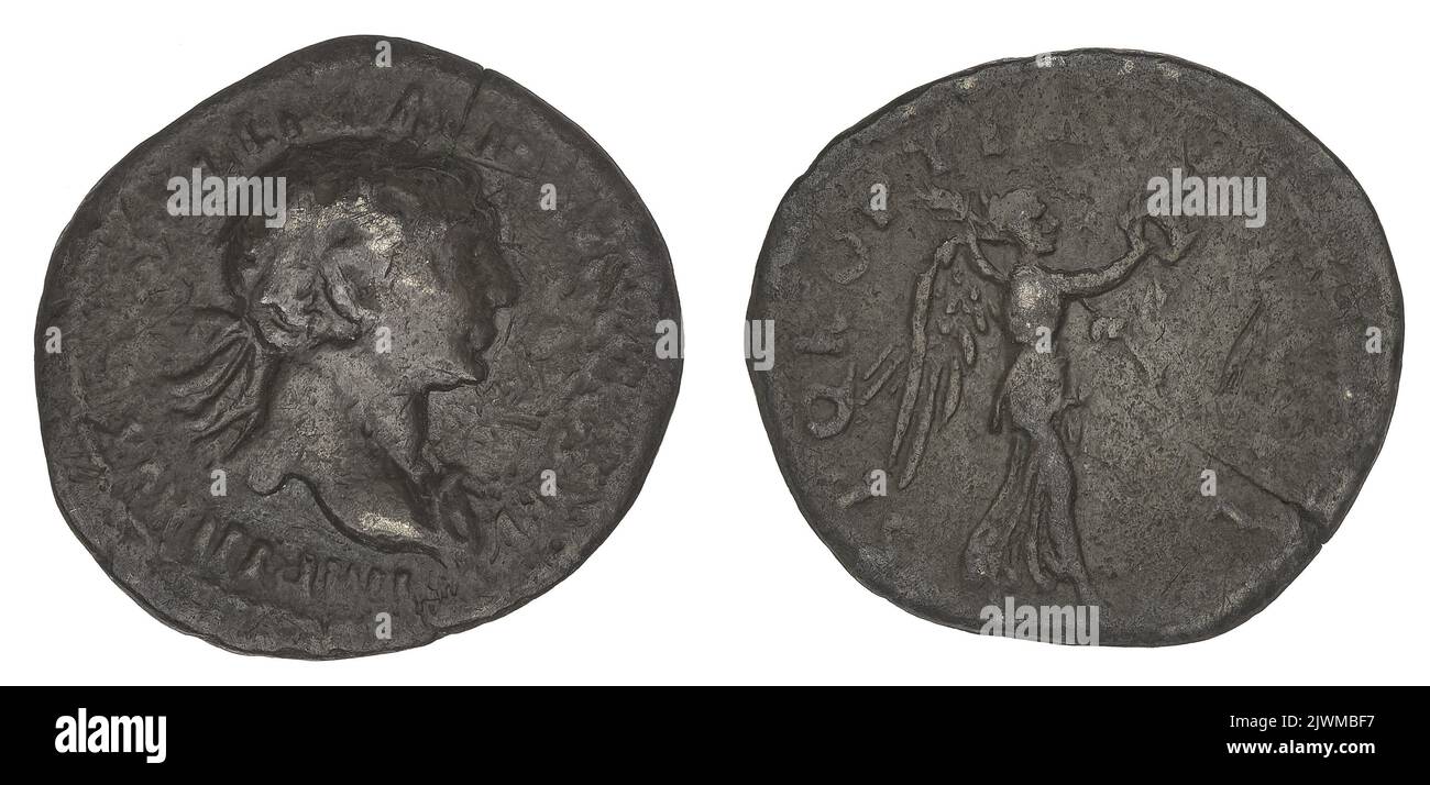 2 sestertii. Trajan (cesarz rzymski ; 98-117), emperor Stock Photo - Alamy