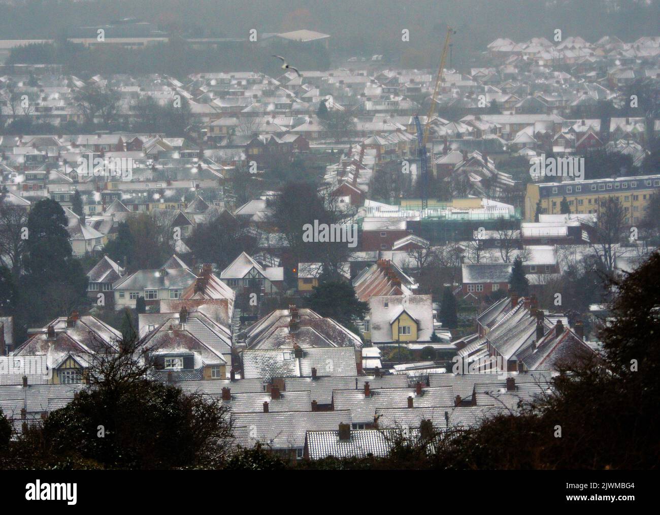 Portsdown hill snow hi-res stock photography and images - Alamy