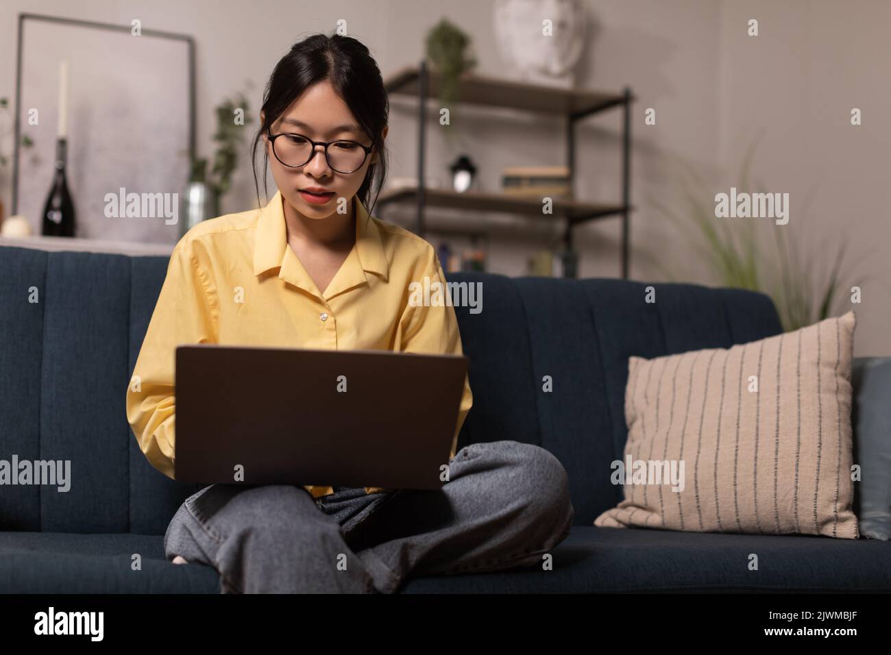 Asian female freelance using hi-res stock photography and images - Alamy