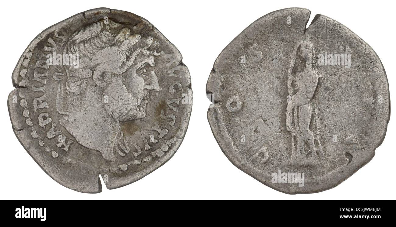 denarius. Hadrian (Roman emperor; 117-138), emperor Stock Photo - Alamy