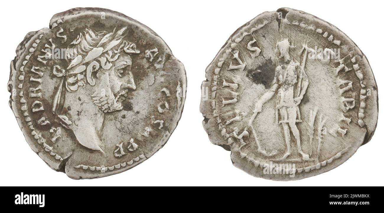 denarius. Hadrian (Roman emperor; 117-138), emperor Stock Photo - Alamy
