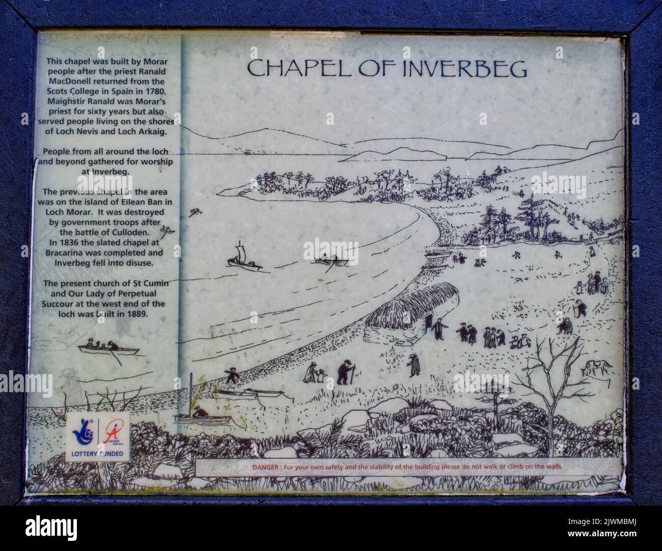 LOCH MORAR LOCHABER SCOTLAND LATE SUMMER CHAPEL OF INVERBEG INFORMATION ...