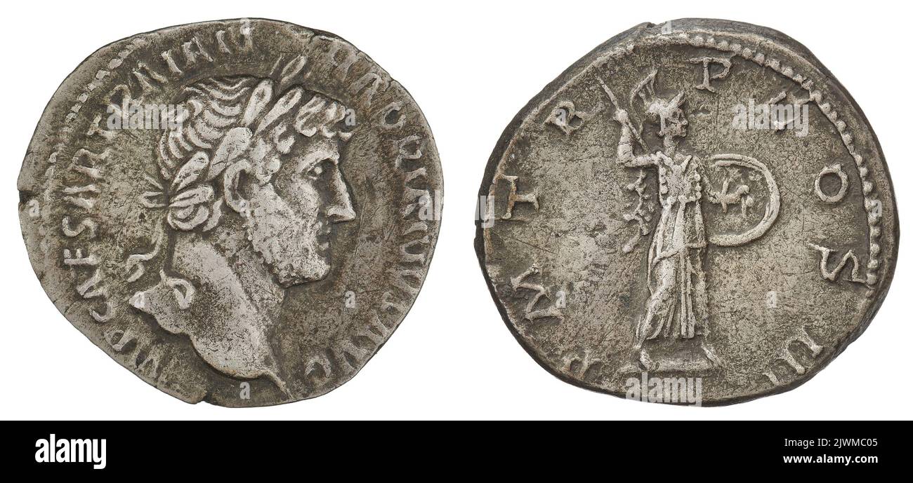 denarius. Hadrian (Roman emperor; 117-138), emperor Stock Photo - Alamy