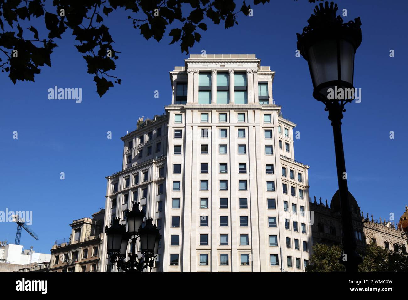 BARCELONA, SPAIN - OCTOBER 7, 2021: Passeig de Gracia 16 building ...