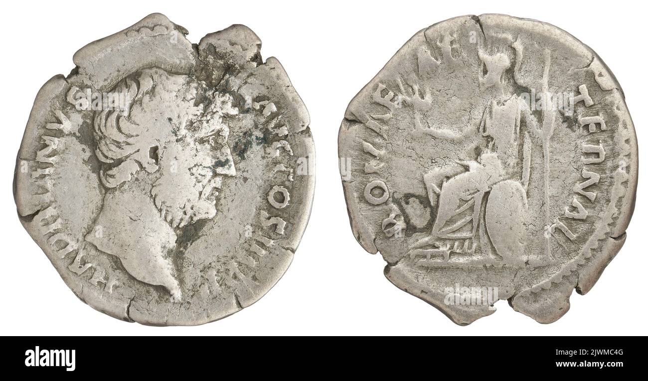 denarius. Hadrian (Roman emperor; 117-138), emperor Stock Photo - Alamy