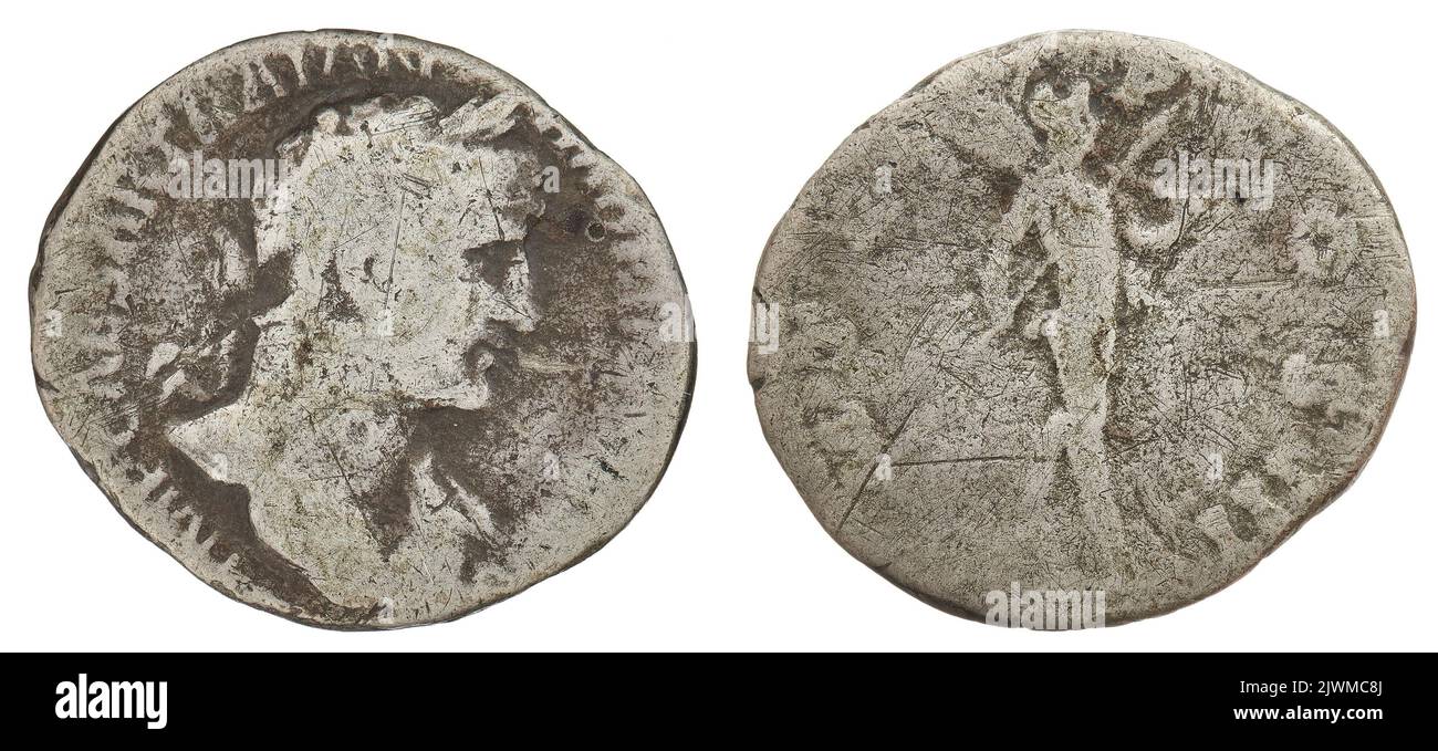 denarius. Hadrian (Roman emperor; 117-138), emperor Stock Photo - Alamy