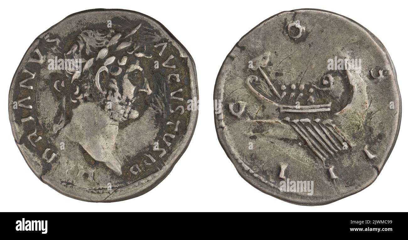 denarius. Hadrian (Roman emperor; 117-138), emperor Stock Photo - Alamy