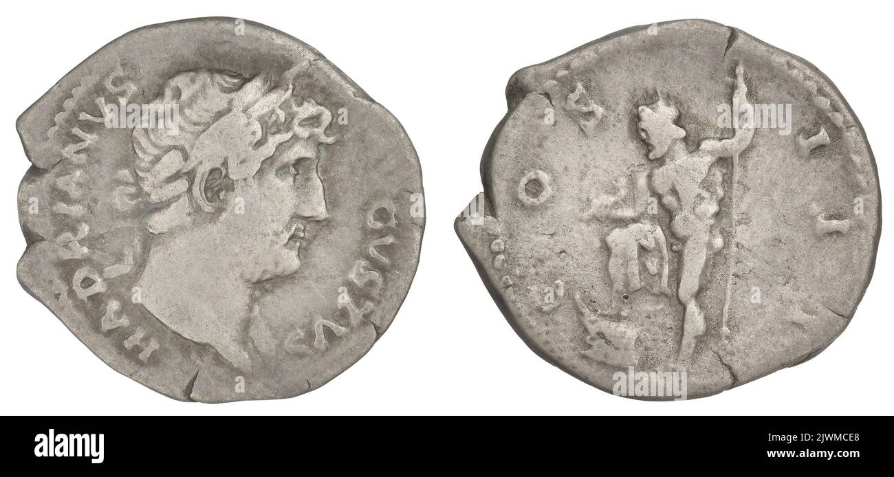 denarius. Hadrian (Roman emperor; 117-138), emperor Stock Photo - Alamy