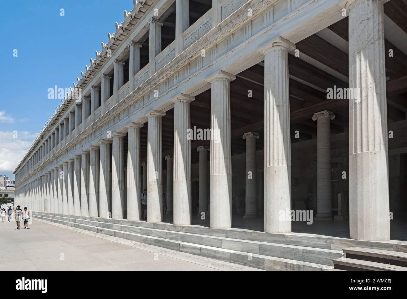 Athens agora reconstruction hi-res stock photography and images - Alamy