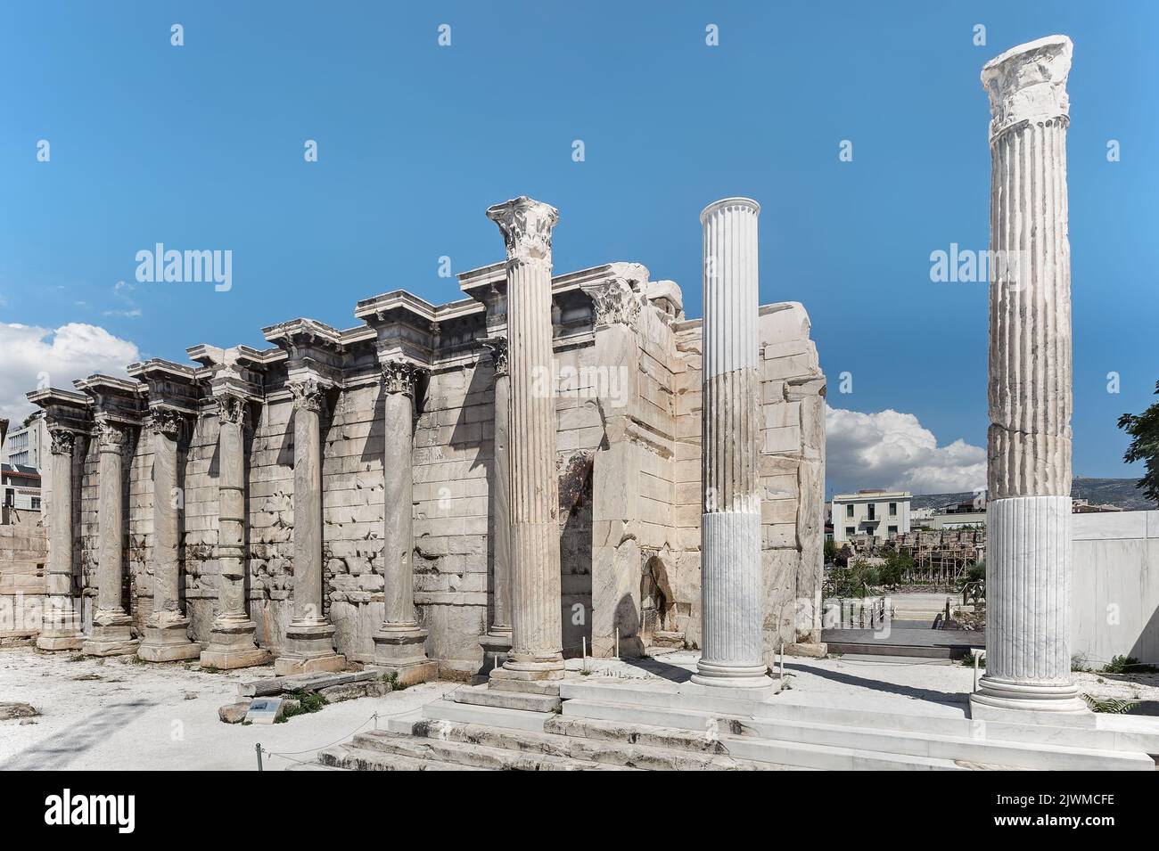 Hadrian's Library, Athens, Greece Stock Photo - Alamy