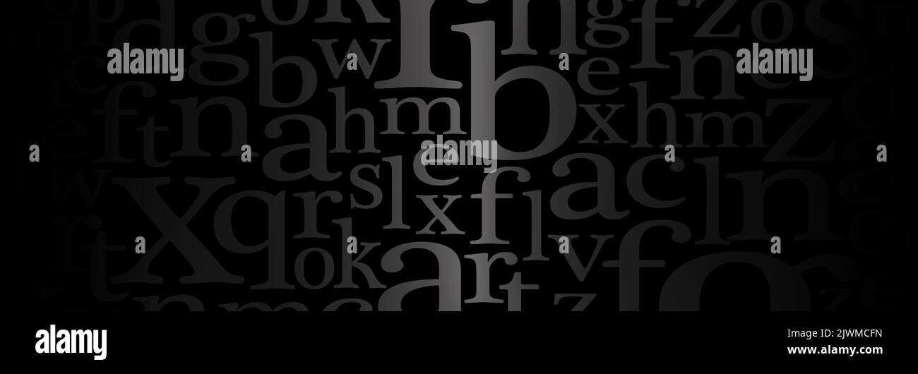 Creative and modern background with letters Stock Photo - Alamy