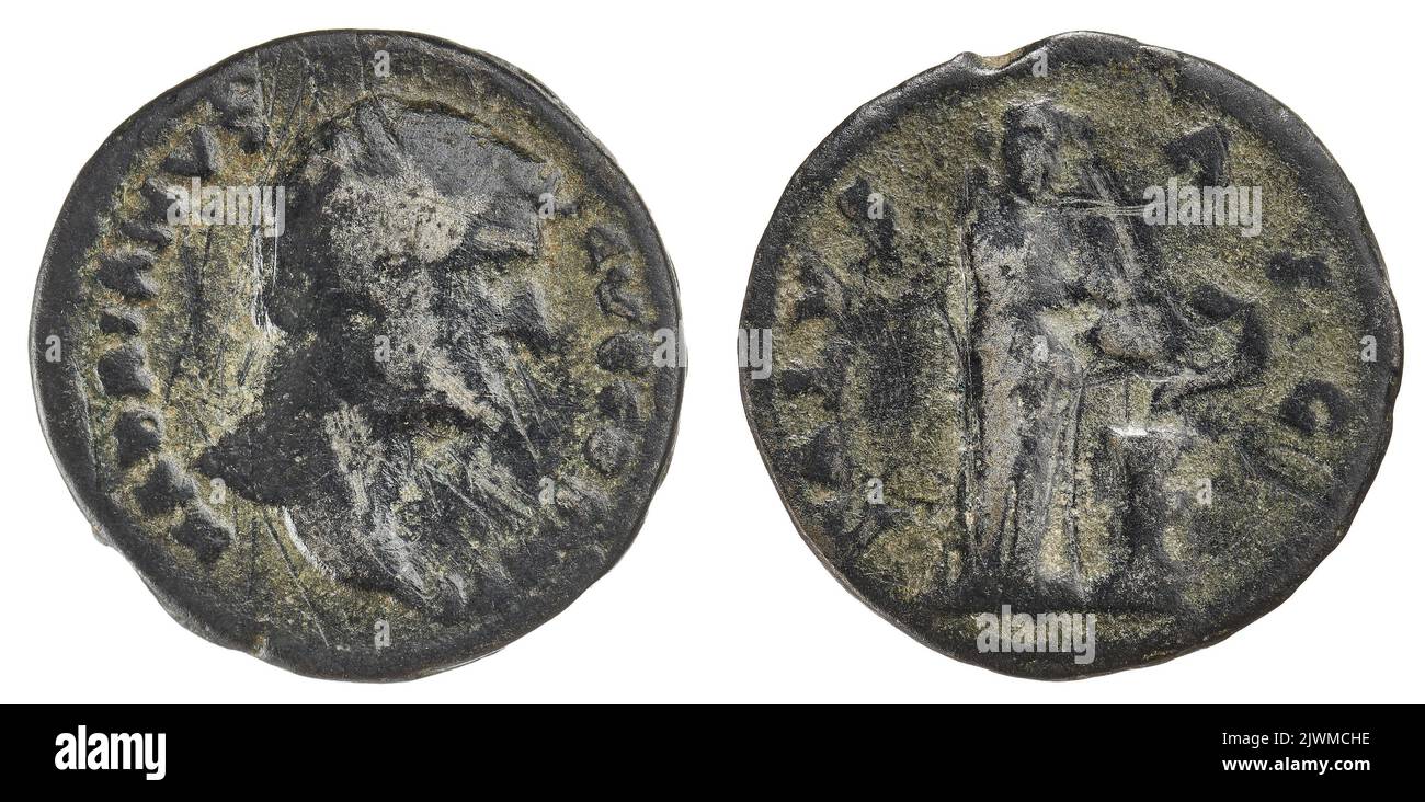 denarius. Hadrian (Roman emperor; 117-138), emperor Stock Photo - Alamy