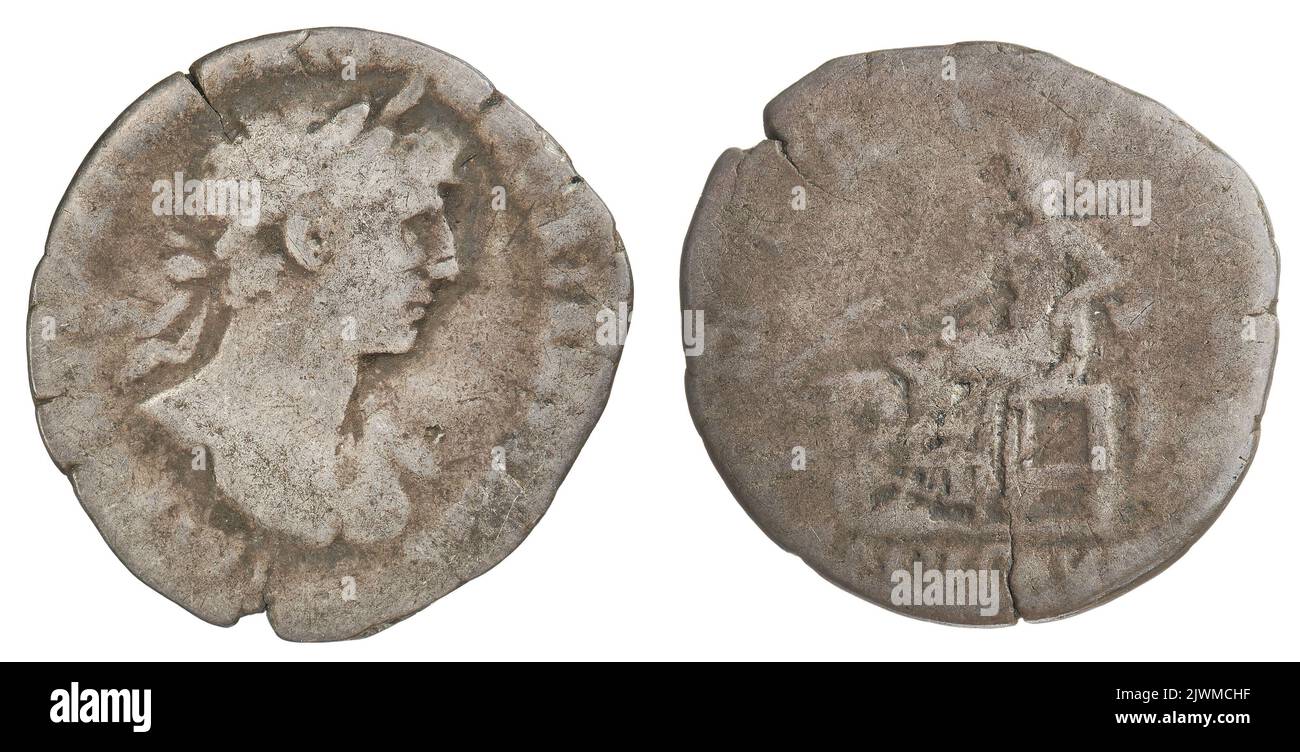 denarius. Hadrian (Roman emperor; 117-138), emperor Stock Photo - Alamy