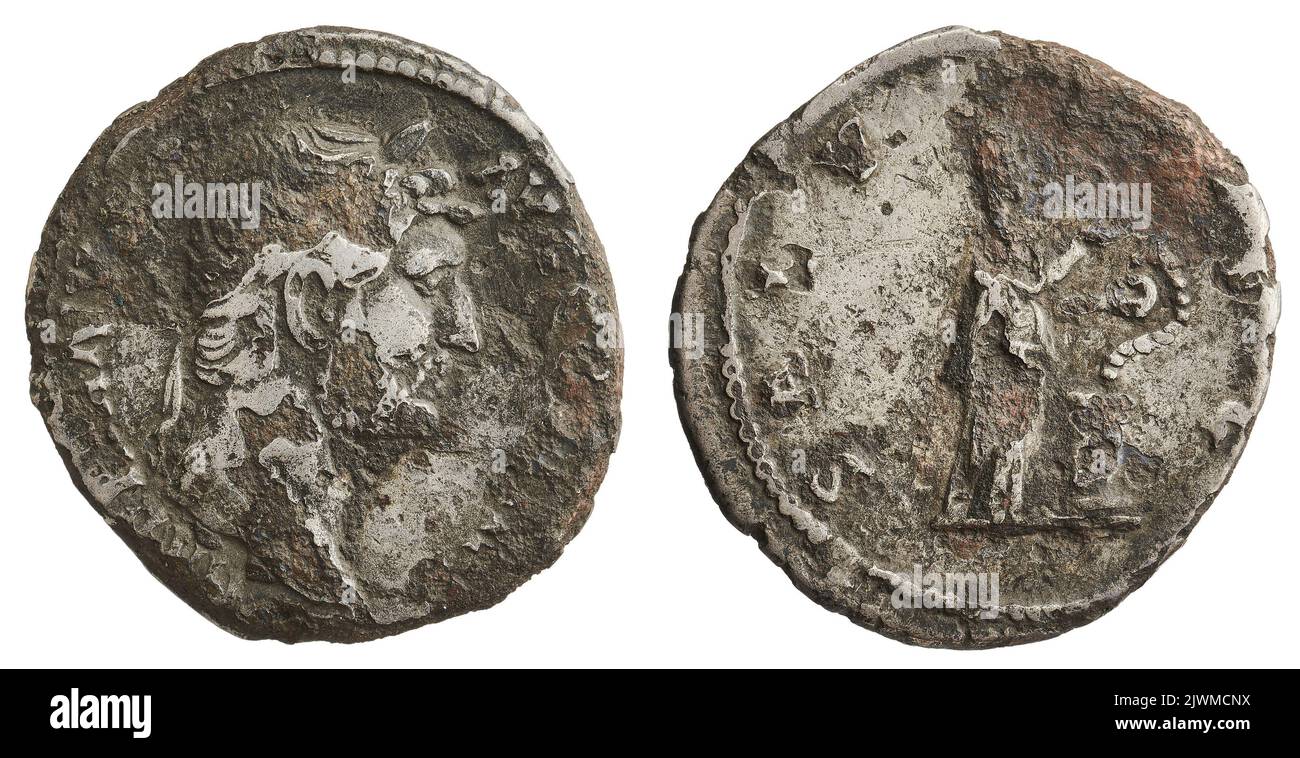 denarius. Hadrian (Roman emperor; 117-138), emperor Stock Photo - Alamy