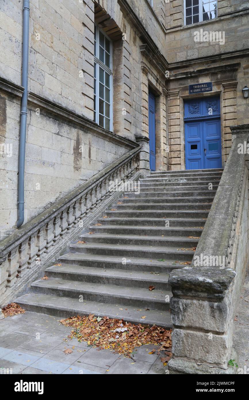 Court of law in Beziers, France. Formerly known as tribunal de grande ...
