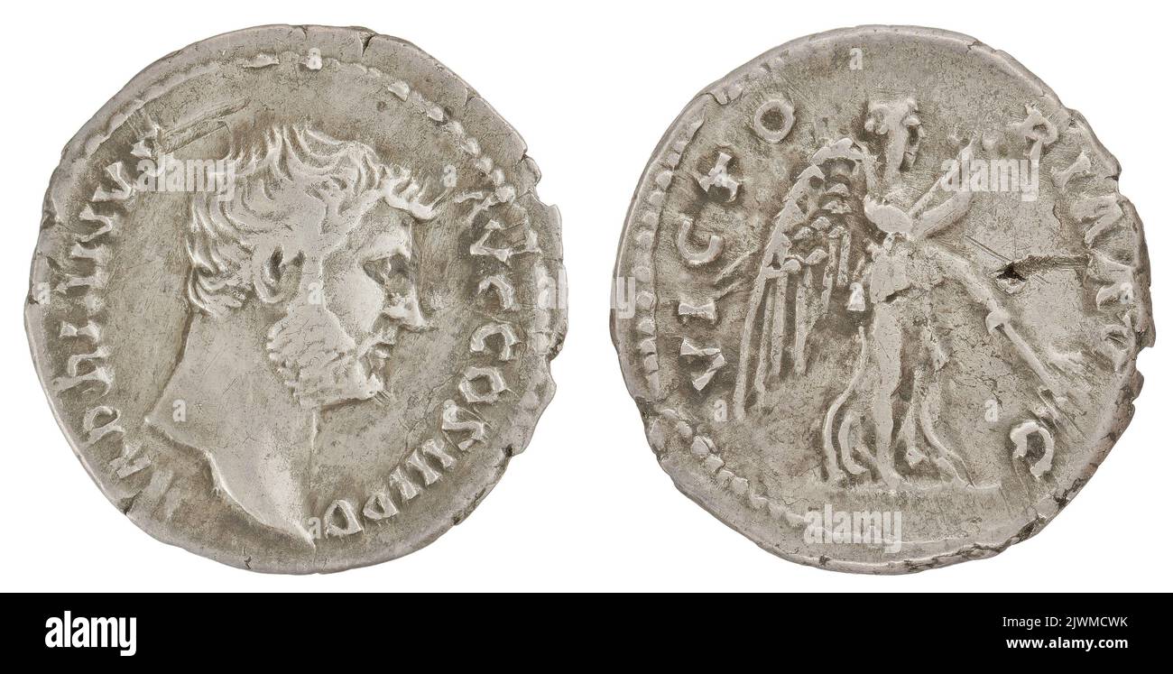 denarius. Hadrian (Roman emperor; 117-138), emperor Stock Photo - Alamy