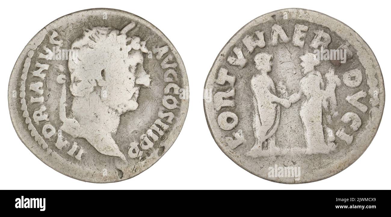 denarius. Hadrian (Roman emperor; 117-138), emperor Stock Photo - Alamy