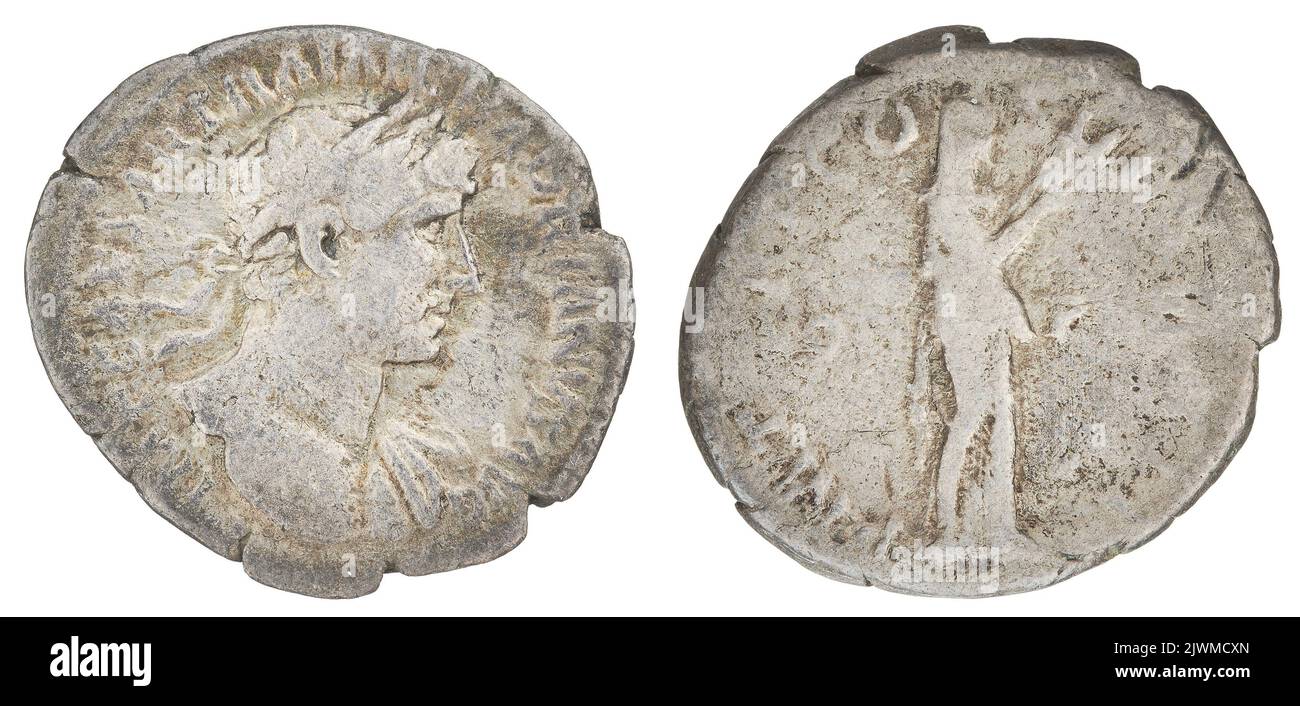 denarius. Hadrian (Roman emperor; 117-138), emperor Stock Photo - Alamy