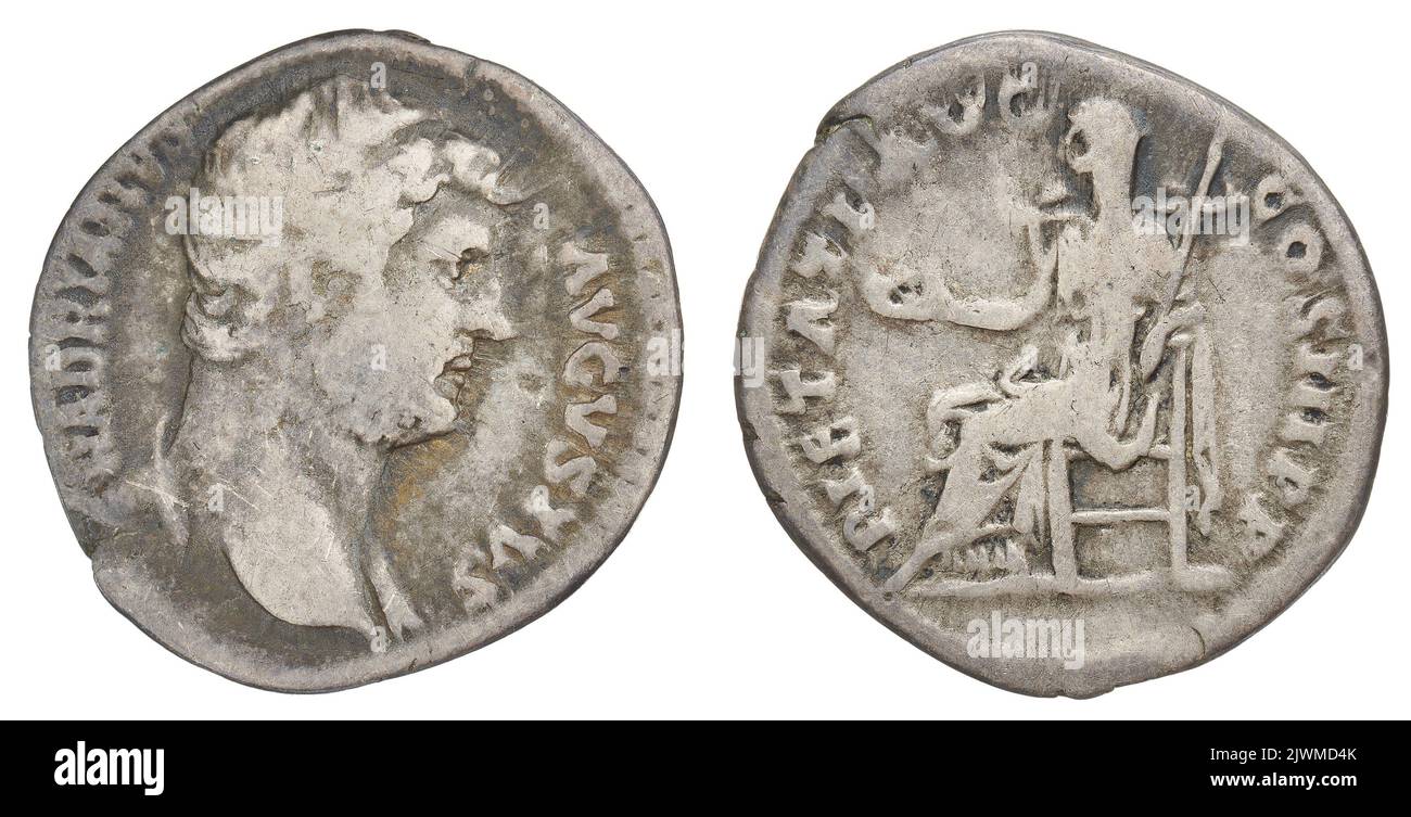 denarius. Hadrian (Roman emperor; 117-138 Stock Photo - Alamy