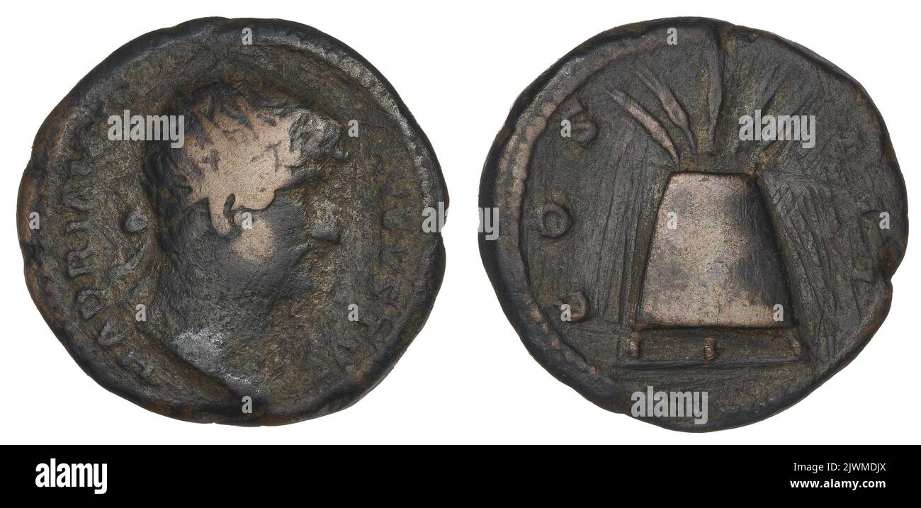 quadrans. Hadrian (Roman emperor; 117-138), emperor Stock Photo - Alamy