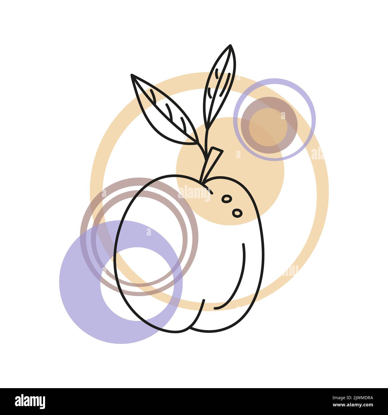 Baby clothes on color Stock Vector Images - Alamy