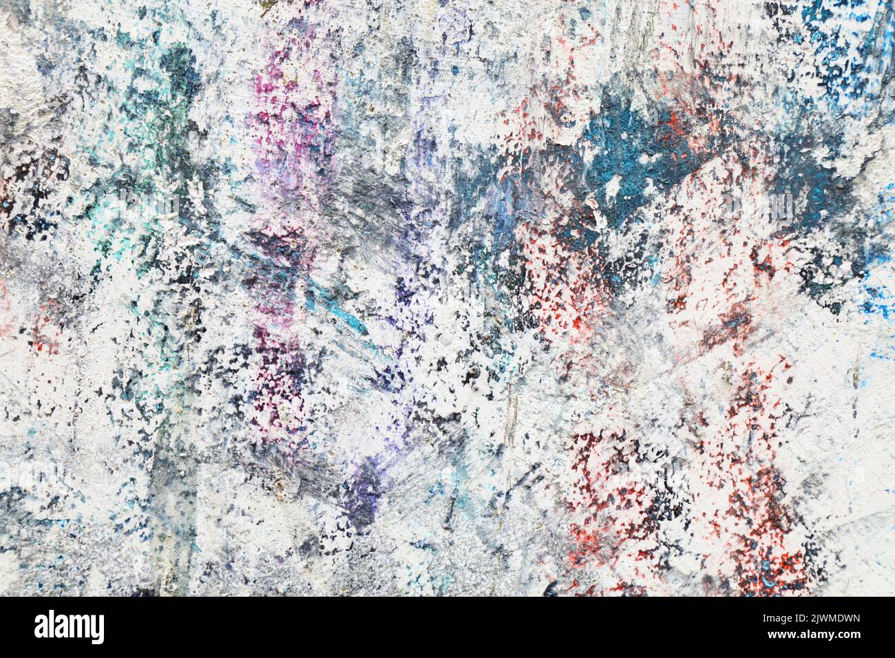 Old scratched wall background. Layers of paint. Grunge paint layers ...