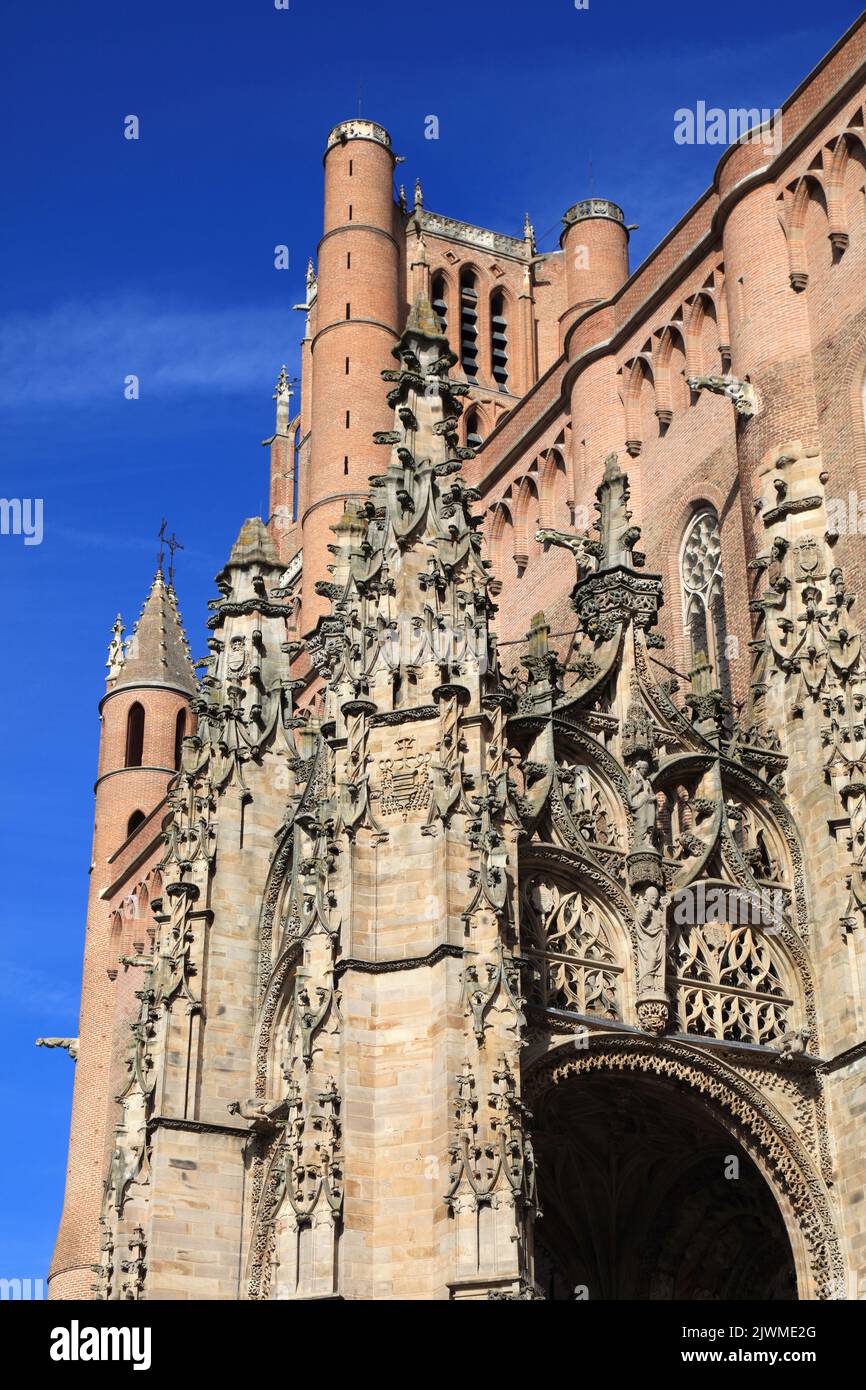 Albi, France. Albi Cathedral Basilica of Saint Cecilia. UNESCO World ...