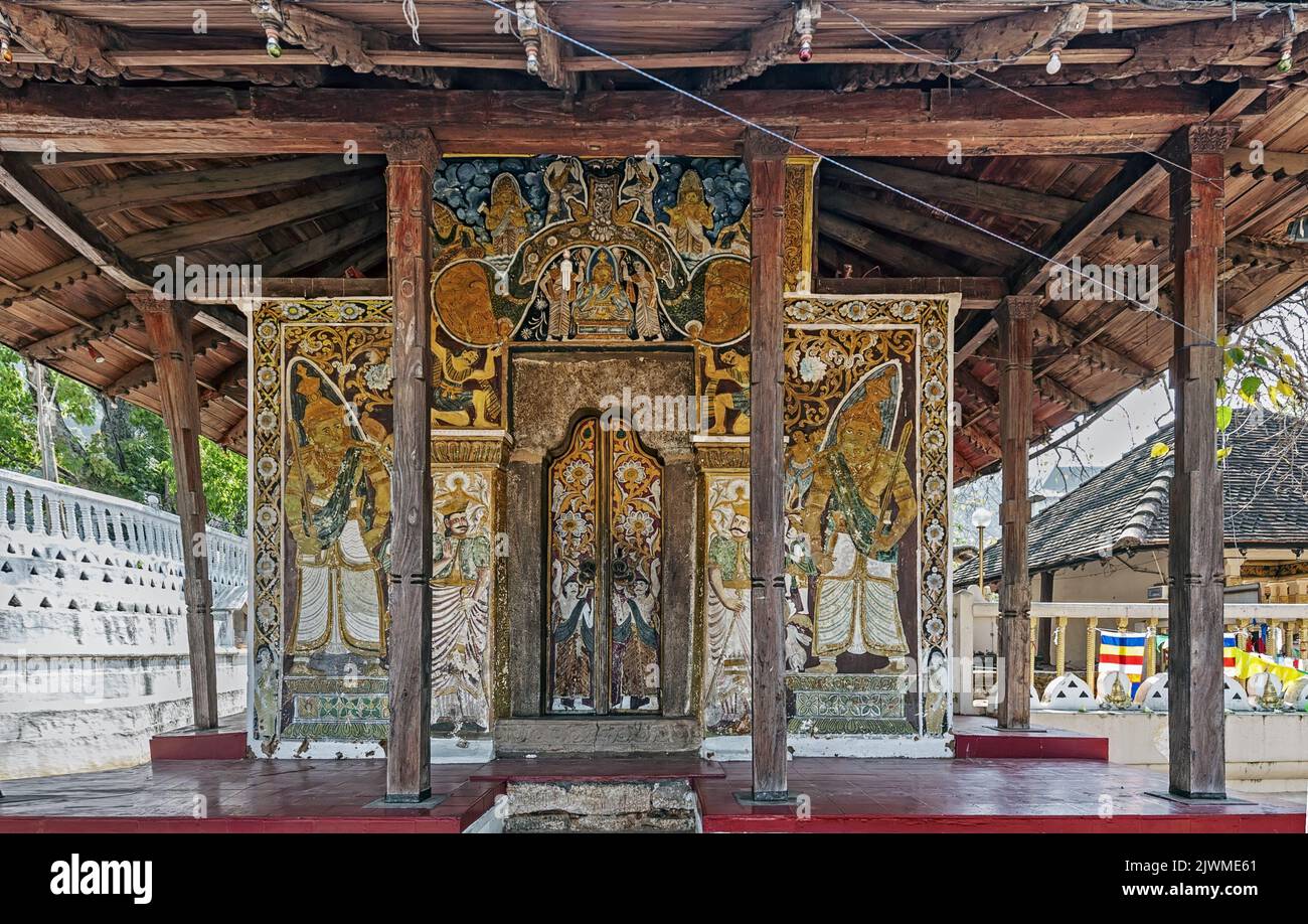The inner building of Temple of the Tooth (Sri Dalada Maligawa) in ...